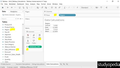 Tableau Date Calculations Studyopedia Tableau Date Calculations Studyopedia