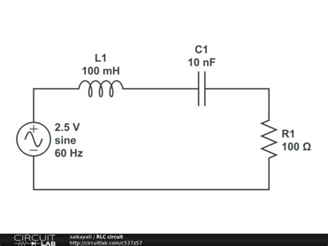 RLC Circuit CircuitLab