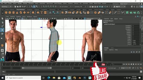 Maya Body Modeling Tutorial In Hindi Hindi Maya Tutorial Youtube