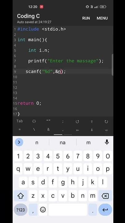 I Love You Message Printf C Program Code Cprogramming Shorts Ccoding