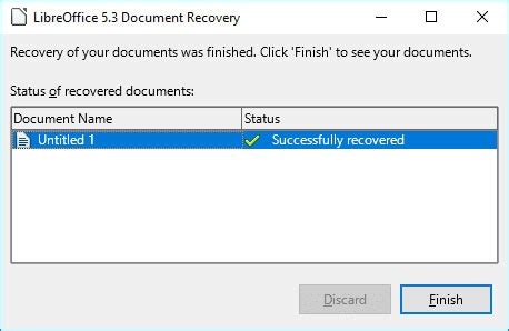 How To Recover Unsaved Or Deleted Libreoffice Document