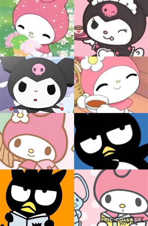 Kuromi X My Melody X Badtz Maru Collage By 2cherrysakura2 On Deviantart