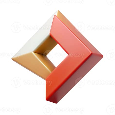 Serene Calm Mid Century Geometric Shapes Forming An Abstract Arrow Crisp Edges Minimal Design