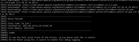 Exception Error While Creating First Project With Maven Stack Overflow