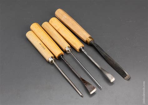Mint Five Two Cherries Carving Gouges Unused 94027 Jim Bode Tools