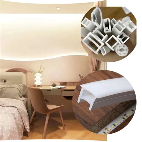 Modern Linear Corner Aluminum Industri Recessed Led Strip Light Ceiling Aluminum Profile