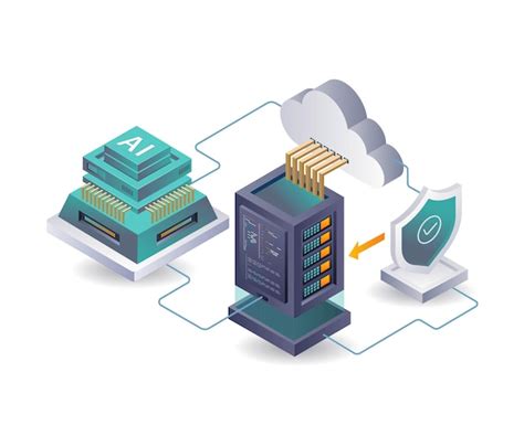 Premium Vector System For Analyzing Cloud Server Data Security Using Artificial Intelligence