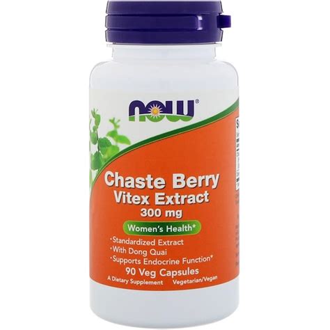Now Foods, Chaste Berry Vitex Extract, 300 mg, 90 Veg Capsules - iHerb.com