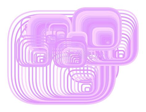 Abstract Conceptual Geometric Rounded Rectangle Pattern Vector Backdrop Wallpaper And Effect