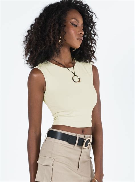 Shereen Top Beige Princess Polly Usa