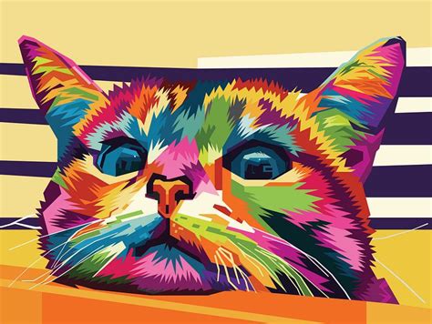 Cat Pop Art