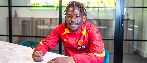 Tom Dele Bashiru Eyes Premier League Promotion After Extending Watford Contract Afrosportnow