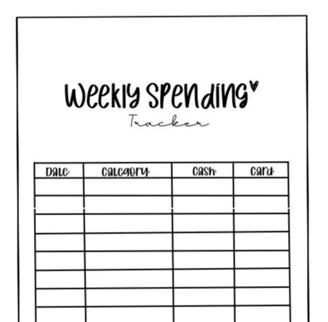 Digital A6 Weekly Tracker Template Etsy Digital A6 Weekly Tracker Template Etsy
