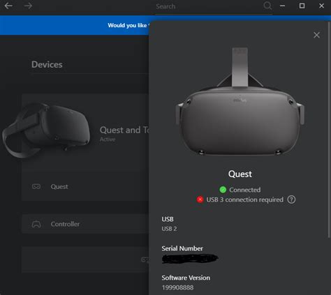 Unique Oculus Link Troubleshooting USB 3 R OculusQuest