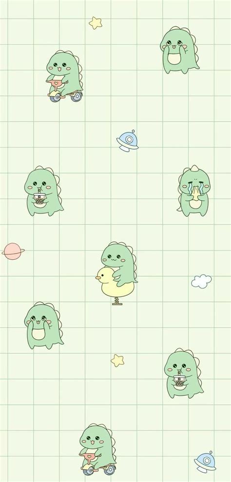 Pin By Nadine Wilwert On Dino Cute Desktop Wallpaper Cute Simple