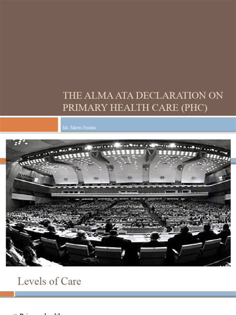 The Alma Ata Declaration Phc Iv Pdf