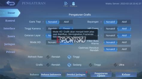 Apa Itu Mode Hd Mobile Legends Ml Esportsku