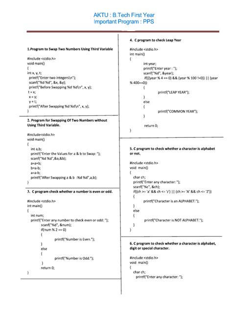 Important Programs Pps17542943 Pdf