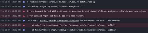 Deployment To Render Yarn Versions Get Help And Help Others