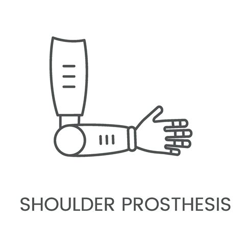 Prosthetic Shoulder Vector Linear Icon 29135820 Vector Art At Vecteezy