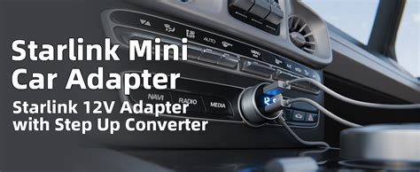 Starlink Mini Car Charger 12v24v To 36v Dc Step Up Converter With 45w
