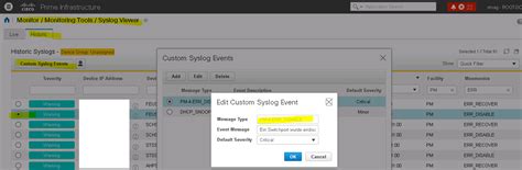 Prime Infrastructure Alarm For Err Disabled Switchports Cisco Community