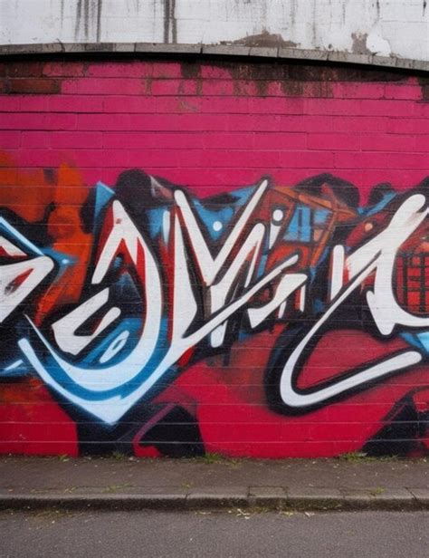 premium ai image street art text picky 73