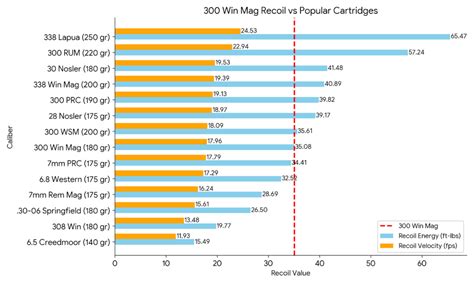 300 Win Mag Vs 13 Popular Cartridges Ballistic Tables And Graphs
