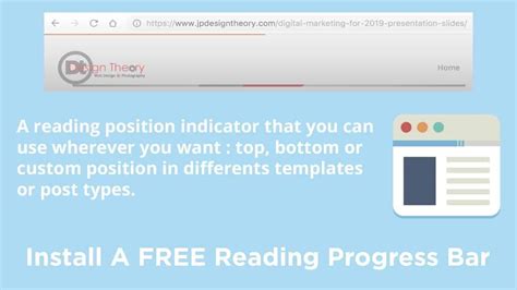 Wordpress Reading Progress Bar Video Free Plugin Dieno Digital