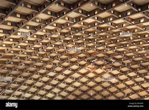 Gridshell Timber Roof Made From Renewable Sources In The Canteen Area