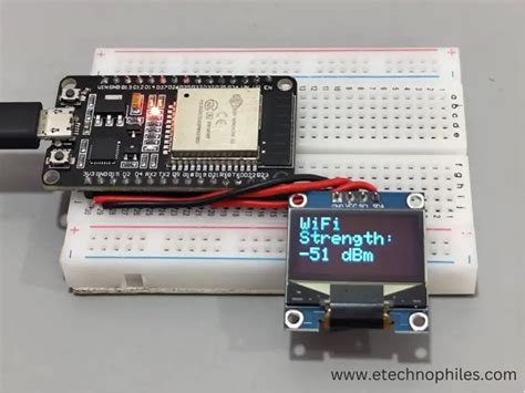Wifi Strength Checker Using Esp And Oled Display