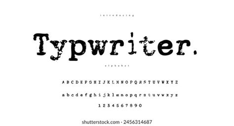Typewriter Font Lowercase