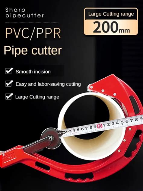 50 110mm Pvc 파이프 커터 Ppr 파이프 복합 파이프에 사용되는 와이어 그루브 용 이중 목적 가위