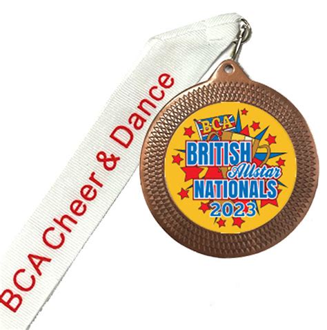 Bca Cheer And Dance Allstar Nationals Medal And Ribbon