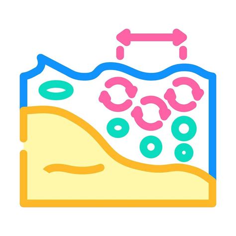Current Generator Tidal Power Color Icon Vector Illustration 41500832