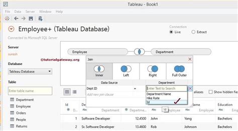How To Join Data In Tableau