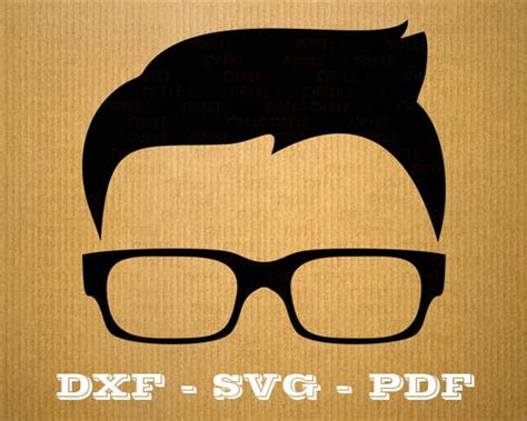Geek SVG Nerd Vector Files For Cricut Geek Cutting Files Clipart Nerd DXF Files Geek
