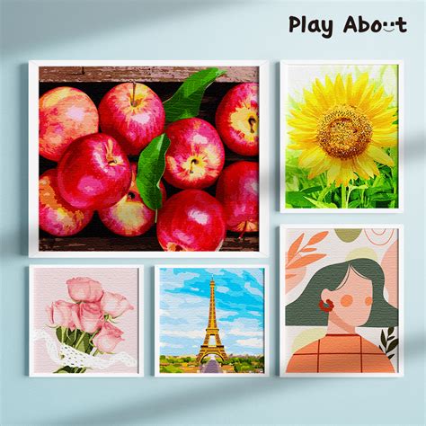 명화그리기 풍요로운 오렌지 캔버스페인팅 Diy 유화그림 직장인취미 에이블리