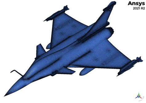 Fighter Jet Meshing Simulation Using ANSYS Fluent Part Rand Simulation Solutions Blog