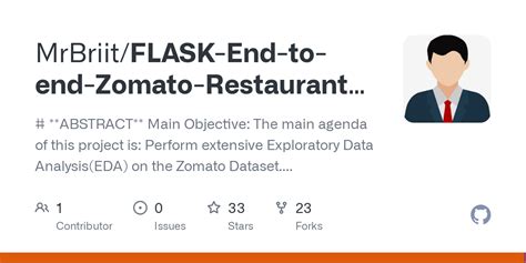 GitHub MrBriit FLASK End To End Zomato Restaurant Price Prediction And Deployment