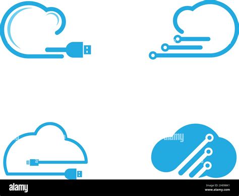 Cloud Technology Logo Stock Vector Images Alamy