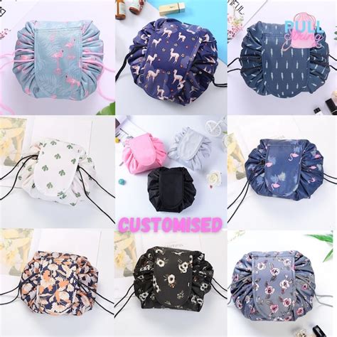 Drawstring Makeup Bag Etsy