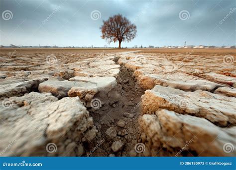 Cracked Arid Soil Texture Background Texture Of The Earth During