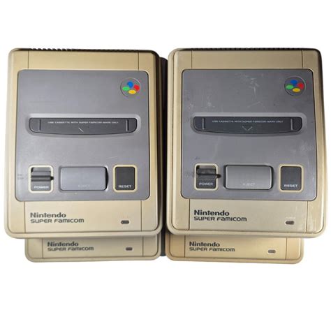 Nintendo Super Famicom Japanese Snes 4x Original Consoles Japan Import Snes Video Game