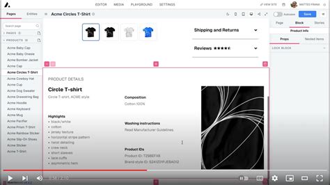 Nextjs Commerce Visual Editing With React Bricks Demo Youtube