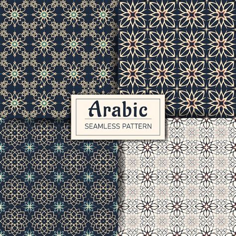 Premium Vector Set Of Traditional Arabic Patterns Arabic Seamless