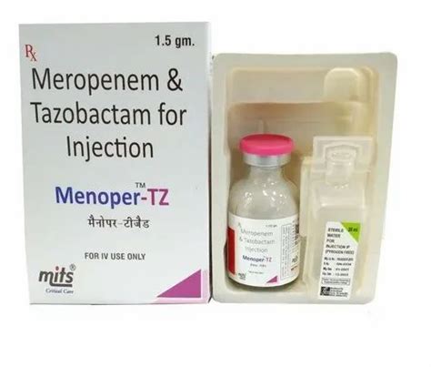 Meropenem Tazobactam Injection 1 5 Gm At ₹ 4100 Vial In Panchkula Id 24136337012