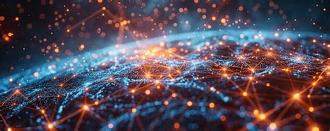 Premium Photo Dynamic Simulations Of Data Routing Wallpaper