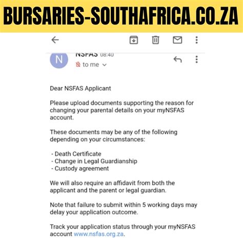 Upload Nsfas Documents Bursaries South Africa