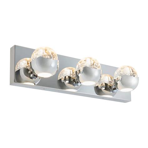 Artika Oracle 20 In 3 Light Chrome Modern Integrated Led 5 Cct Vanity